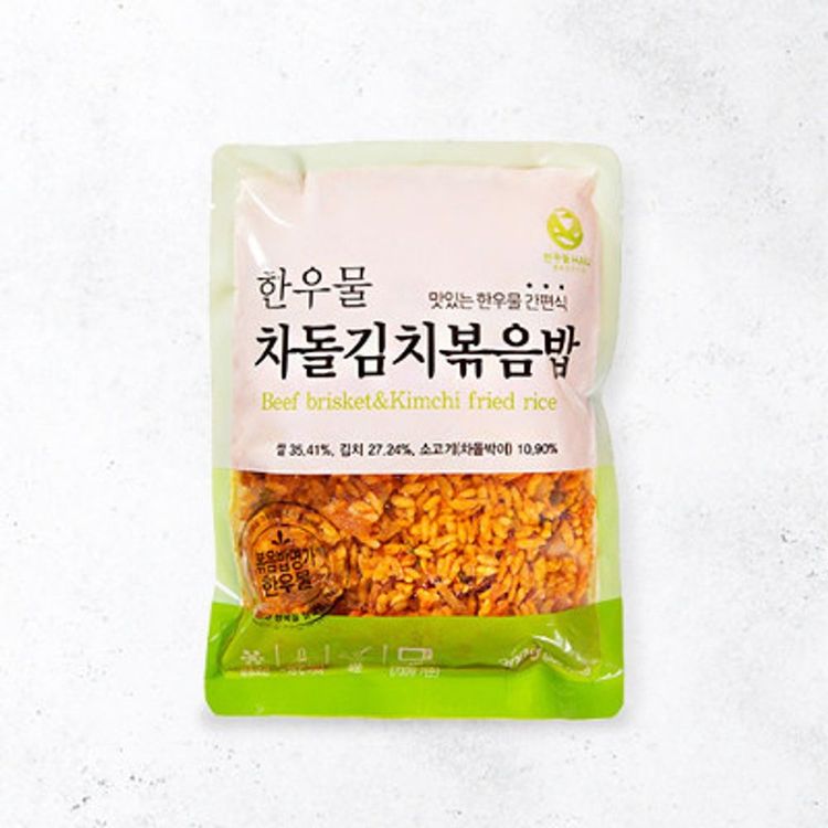 드라이아이스 O 한우물 차돌김치볶음밥 300g 홈플러스 택배배송