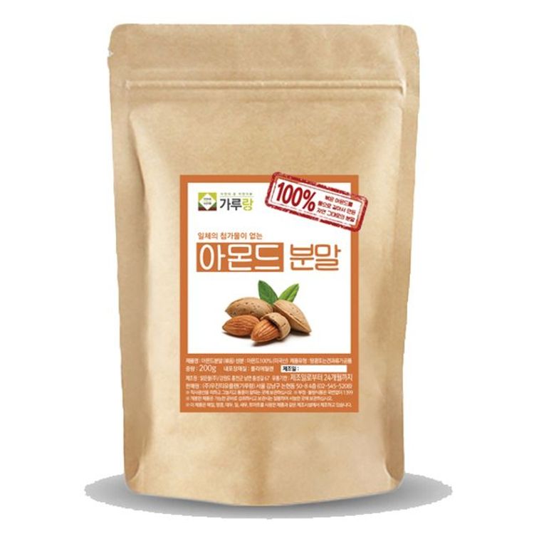 가루랑 자연가루 아몬드 볶음 분말 선식 200g 홈플러스 택배배송