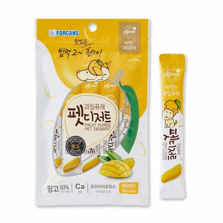 포켄스 포켄스 과일퓨레 펫디저트 망고 15gx7개입 홈플러스 택배배송