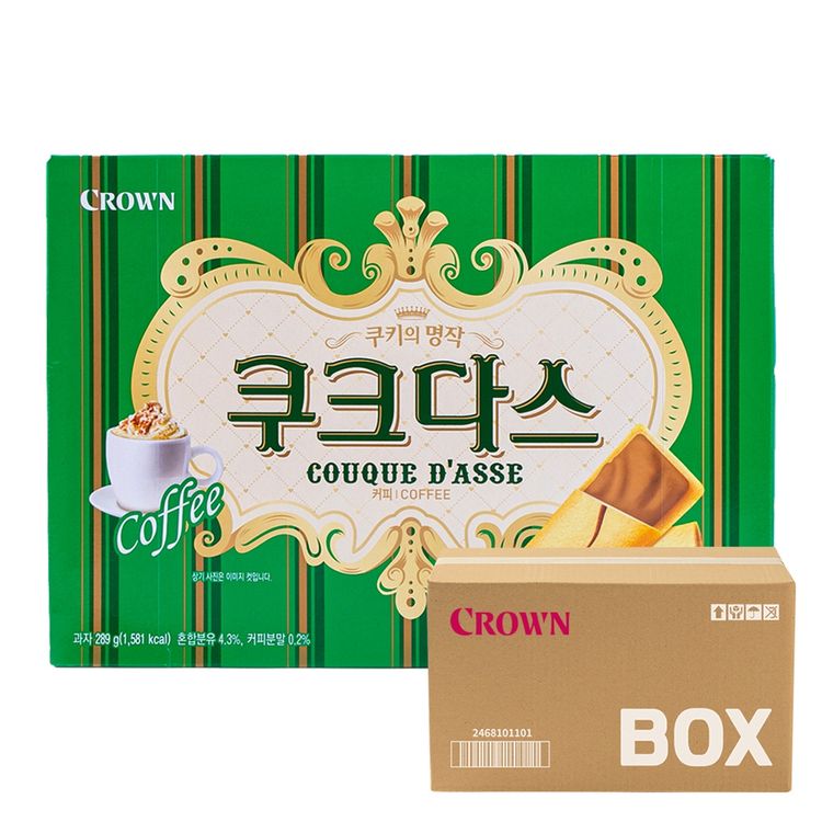 크라운 쿠크다스 커피 289g 12입 홈플러스 택배배송