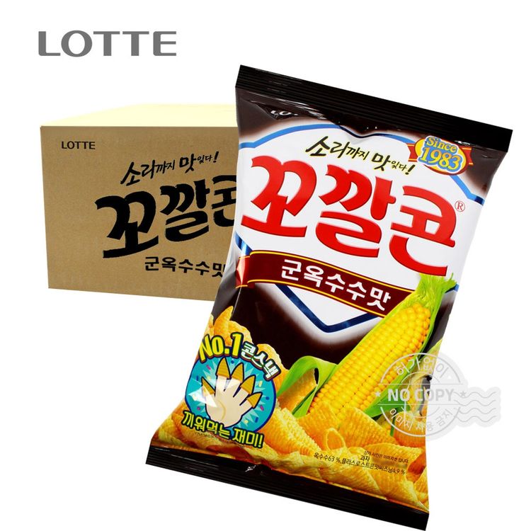 롯데 박스 꼬깔콘군옥수수134g 12입 과자 간식 군것질 홈플러스 택배배송
