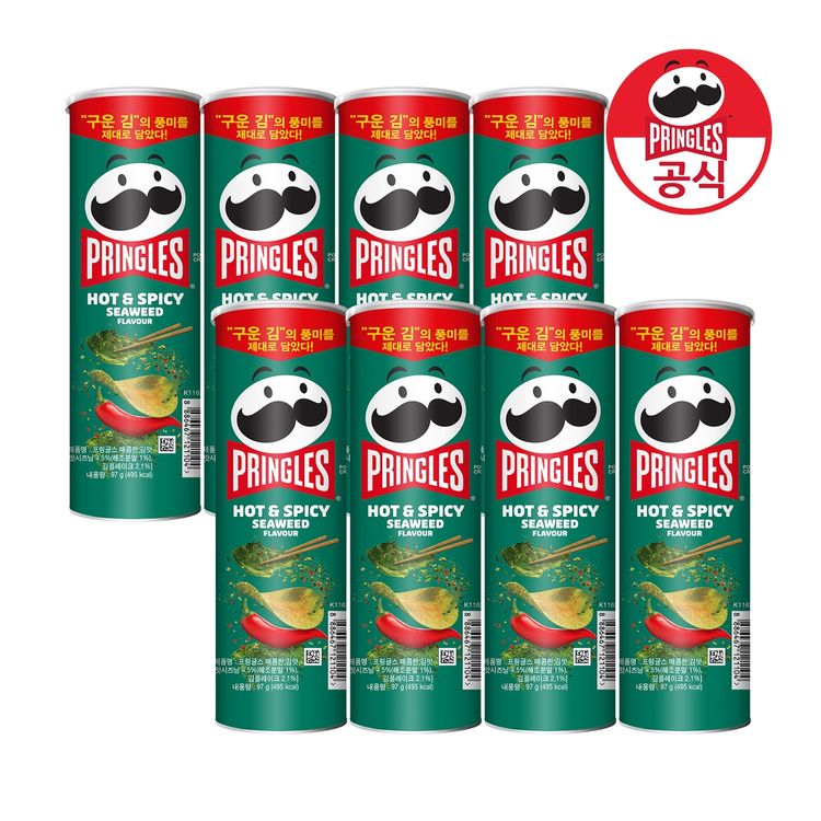 켈로그 프링글스 매운 구운 김맛 97g X 4개 홈플러스 택배배송
