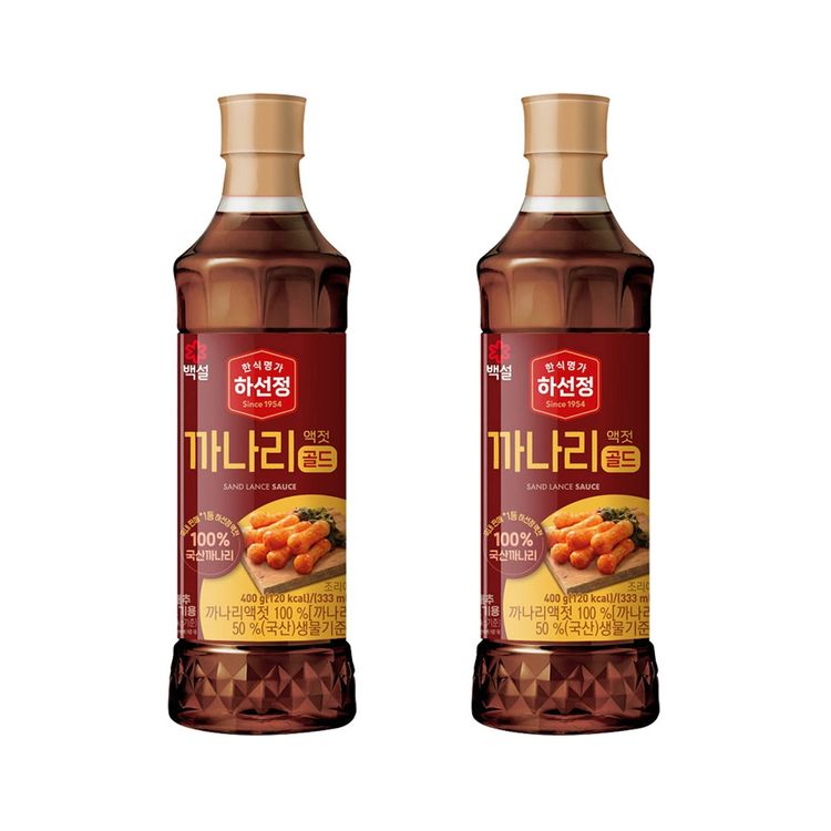 하선정 까나리액젓 골드 400g X2개 홈플러스 택배배송