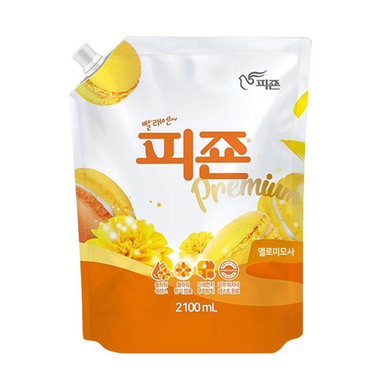 피죤 섬유유연제 옐로미모사 리필 2100ml 홈플러스 택배배송
