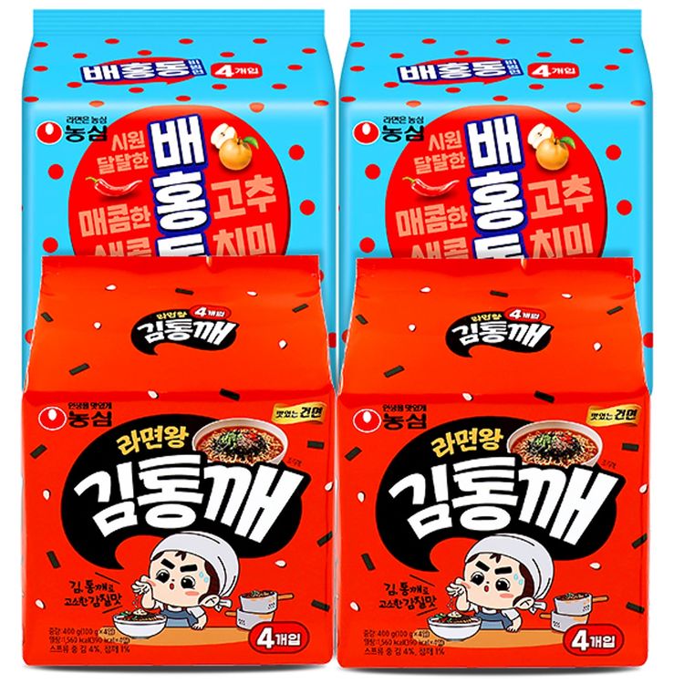 농심 라면왕 김통깨 8입배홍동 비빔면 8입 홈플러스 택배배송