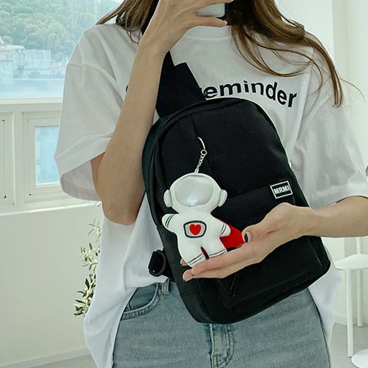 잘츠 메신저백 인형포함 크로스백 학생 블랙 미니백 홈플러스 택배배송