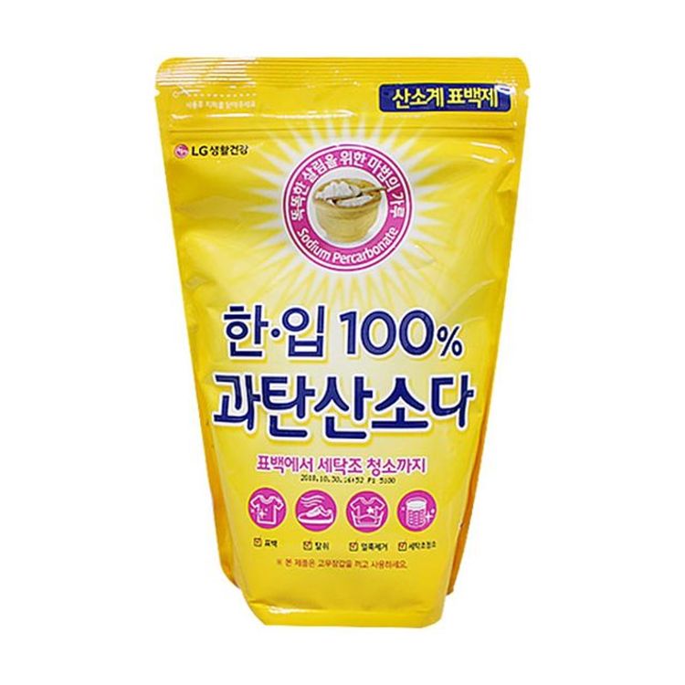 Lg생활건강 한입100프로 과탄산소다 1kg 표백 세탁조 홈플러스 택배배송