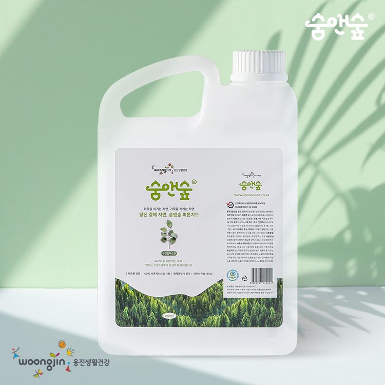 웅진 숨앤숲 피톤치드 유칼립투스향 2000ml 홈플러스 택배배송