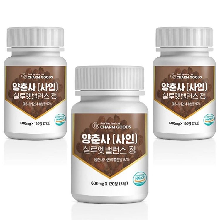 참굿즈 양춘사 사인 실루엣밸런스 정 120정x3통 홈플러스 택배배송