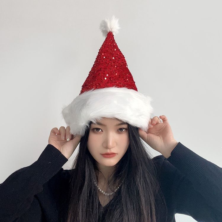스팽글 벨벳 산타모자 크리스마스 산타복장 코스튬 홈플러스 택배배송