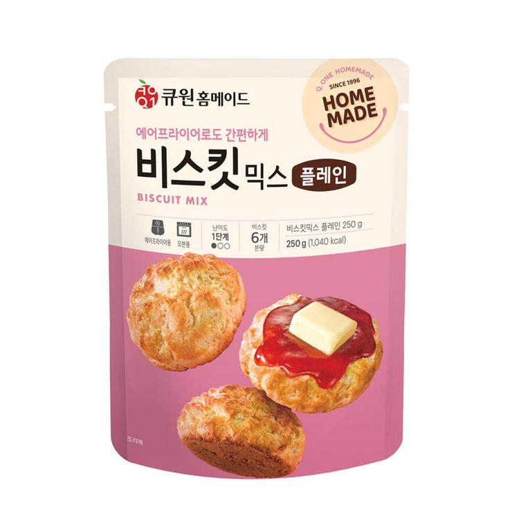 큐원 비스킷 믹스 플레인 250g 오븐에어프라이어 홈플러스 택배배송