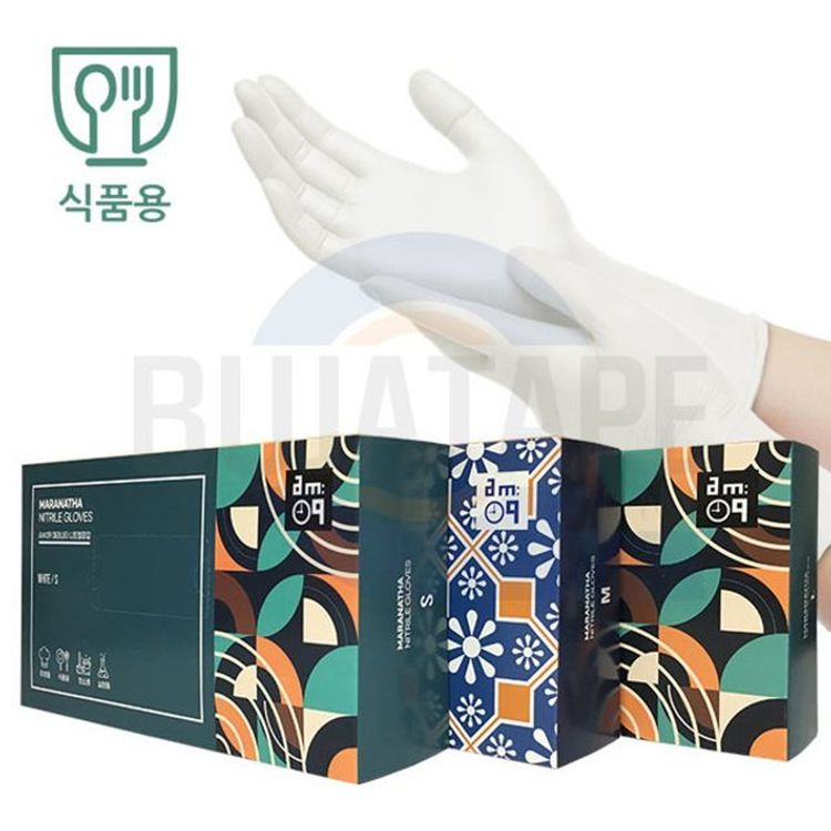 마라나타 식품용 인증 다용도 니트릴 위생장갑 화이트 홈플러스 택배배송
