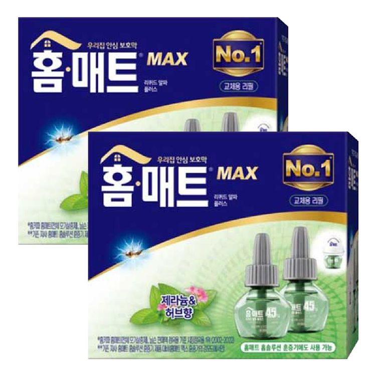 홈매트 리퀴드 알파플러스 제라늄앤허브향 90일 X 2개 홈플러스 택배배송