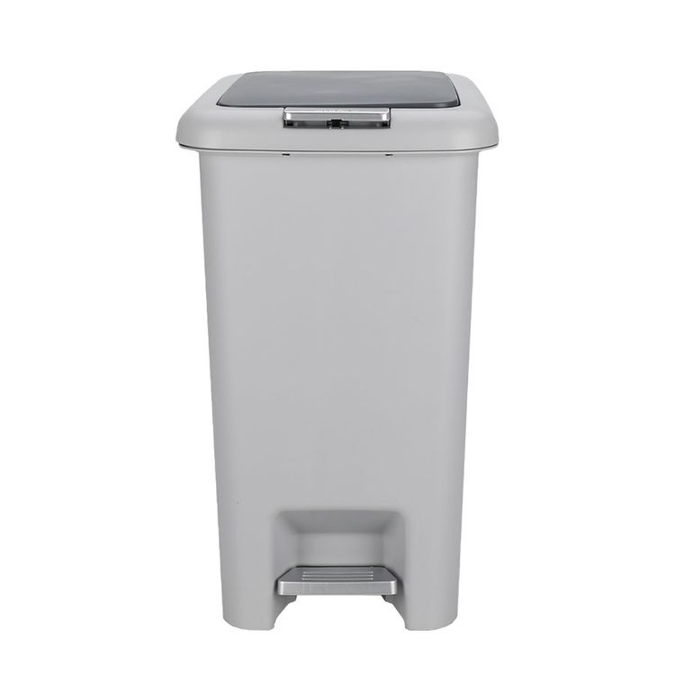 푸쉬 페달 사각 휴지통 30l 그레이 홈플러스