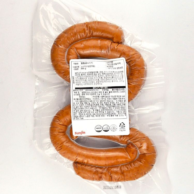 선진 한돈 말발굽 소시지 킬바사 소시지 800g 홈플러스 택배배송