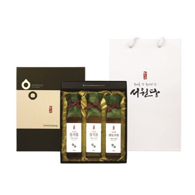서원당 선물세트 담 참기름 170ml 들기름 170ml 생들기름 170ml 홈플러스 택배배송