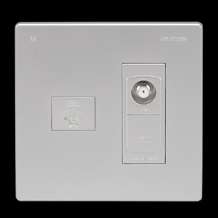 전화통신V 2개용 CATV 1방+8P 실버 | 홈플러스 판매자택배