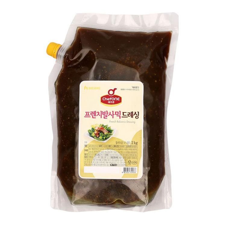 청정원 쉐프원 프렌치 발사믹 드레싱 2kg 홈플러스 택배배송