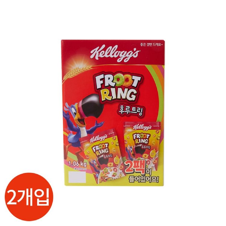 켈로그 후르트링 2봉입 씨리얼 시리얼 식사대용 홈플러스 택배배송