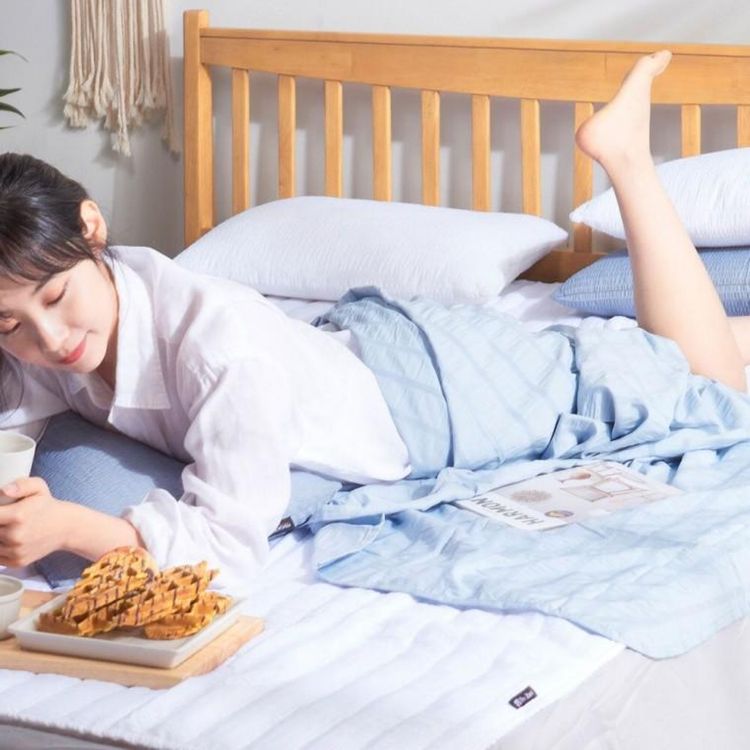인견필 홑이불 블루dq 냉장고이불 시원한 여름침구 홈플러스 택배배송