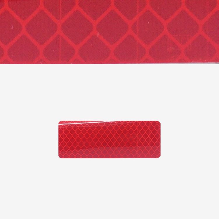 반사리플렉터 미니직사각 스티커 레드 10개 1세트 홈플러스 택배배송