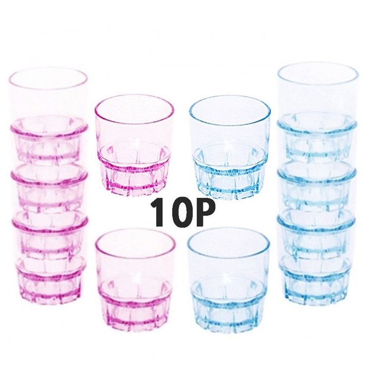다회용 투명 소주잔 10p 야외용 행사용 캠핑용 홈플러스 택배배송