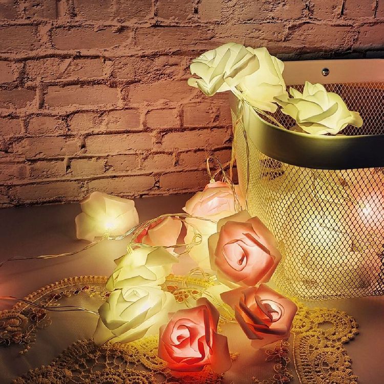 인테리어조명 장미 프로포즈용 장식 LED 장미 3M | 홈플러스 택배배송