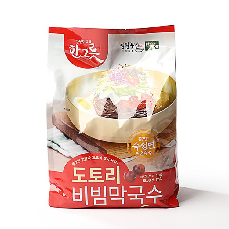 백제 한그릇 도토리 비빔막국수 297g X 6개 여름별미 간편조리 홈플러스 택배배송