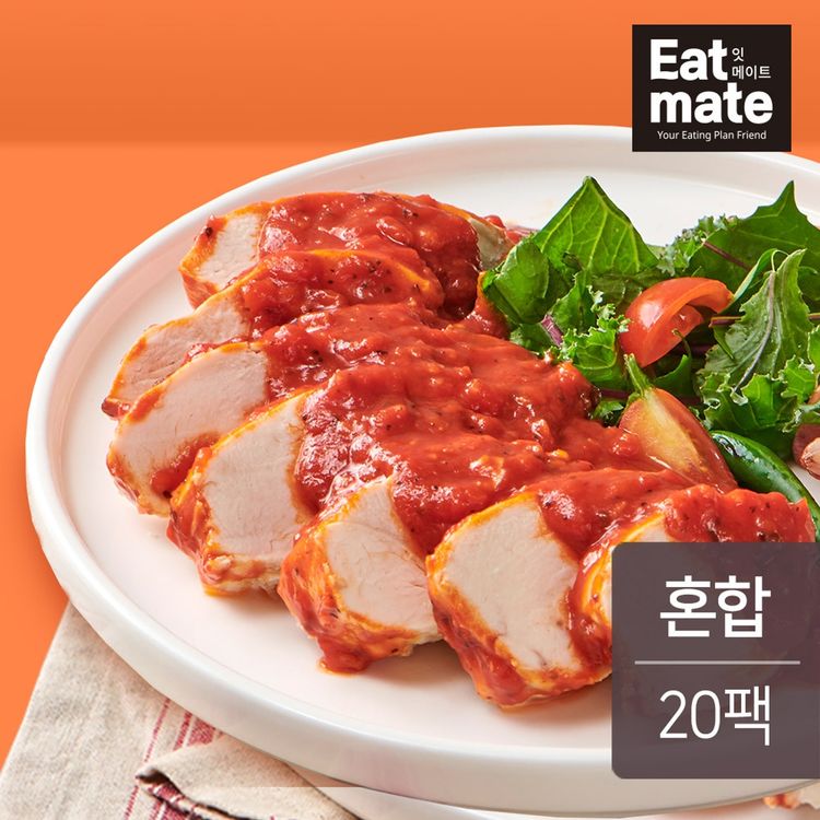 잇메이트 슬라이스 소스 닭가슴살 혼합 150gx20팩3kg 홈플러스 택배배송