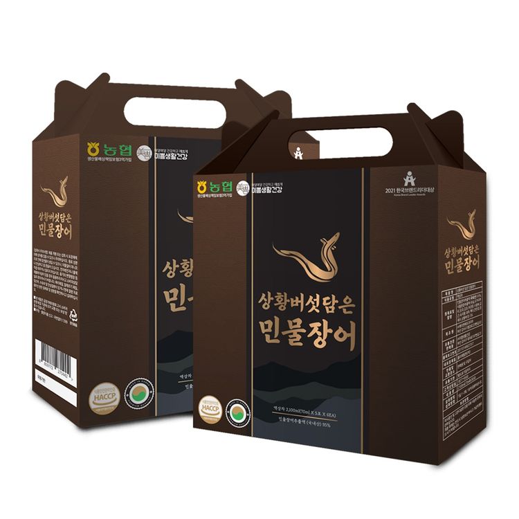 미쁨생활건강 상황버섯 담은 민물장어 2박스 70ml30포2box 홈플러스 택배배송
