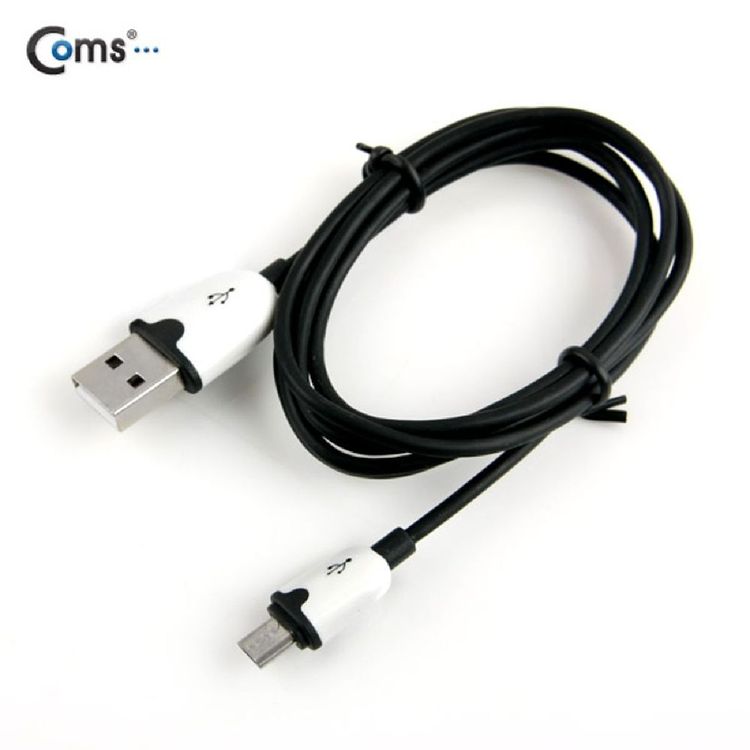 Coms Usb Micro Usbb 케이블슬림형 1m Black 홈플러스 판매자택배