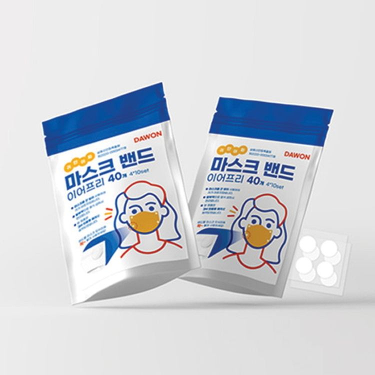 바보사랑 마스크 밴드 붙이는 마스크 스티커 귀가 안아파요 홈플러스 택배배송