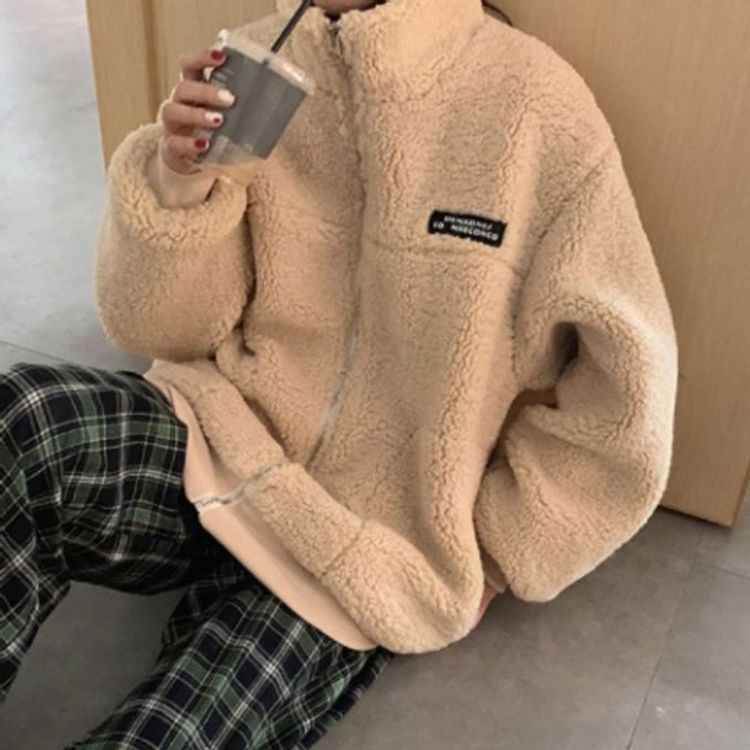 여자 후리스 집업 점퍼 여성 후리스 자켓 외투 베이지 홈플러스 택배배송