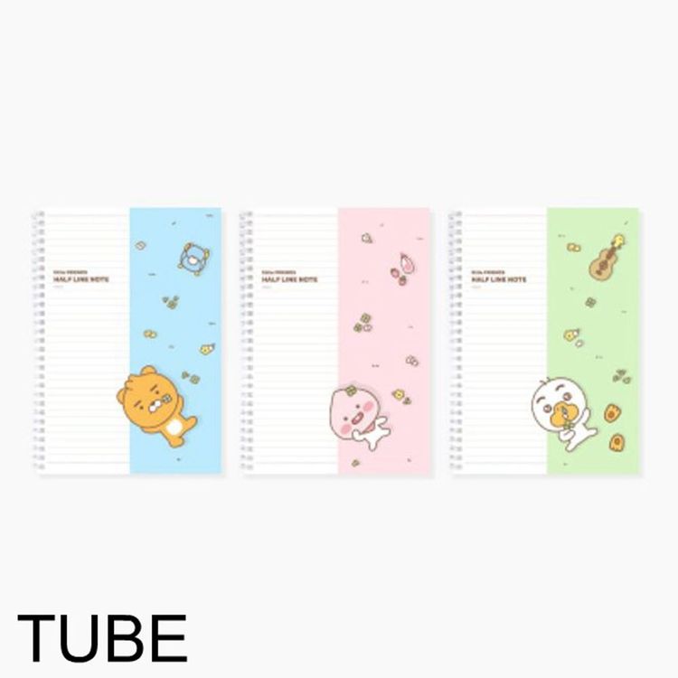 카카오 리틀프렌즈 하프라인 노트 1권 리틀튜브 홈플러스 택배배송