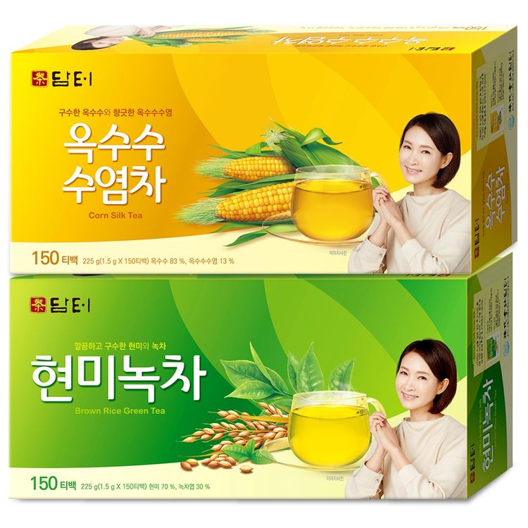 담터 현미녹차 150t옥수수수염차 150t 홈플러스 택배배송