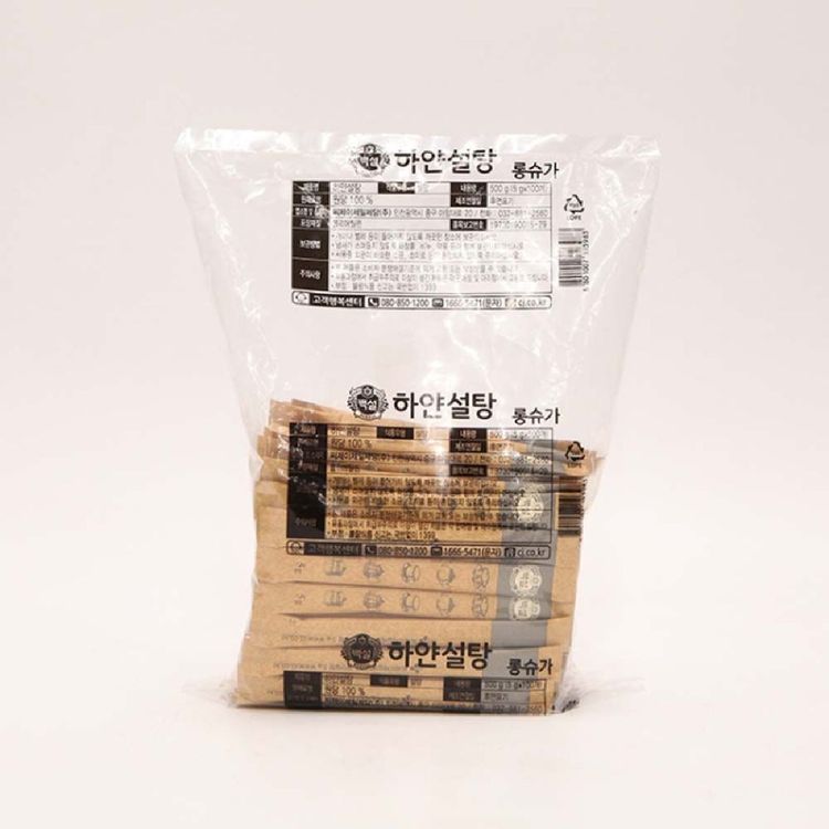 간편한 백설 롱슈가 5g X 100입 500g 식자재 식당재료 당류 가공식품 양념 설탕 사 홈플러스 택배배송
