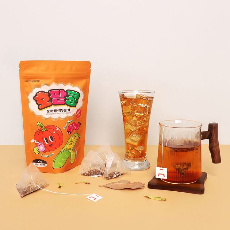 알펜로제 늙은호박 호팥콩 차 티백 30개 호박팥차 작두콩 홈플러스 택배배송