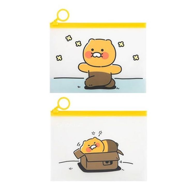 카카오프렌즈 춘식이 Pvc 파우치 투명백 화장품케이스 홈플러스 택배배송