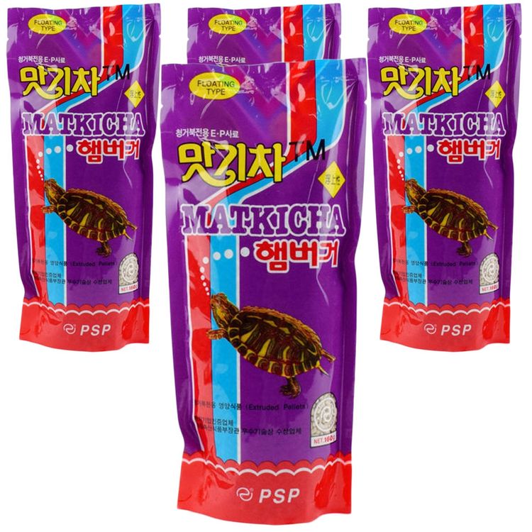 Psp 맛기차 햄버거 거북이사료 160gx4개 홈플러스 택배배송