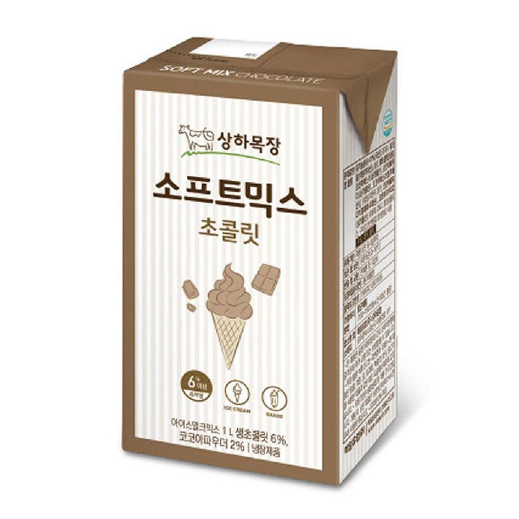매일 상하목장 소프트믹스 초콜릿 1l 상하목장 아이스크림 믹스 상하목장 초코 아이스크림 믹 홈플러스 택배배송