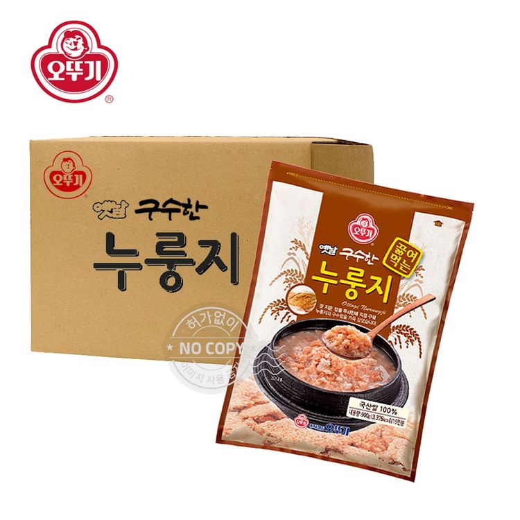 오뚜기 박스 옛날 구수한 끓여먹는누룽지 900g 12입 홈플러스 택배배송