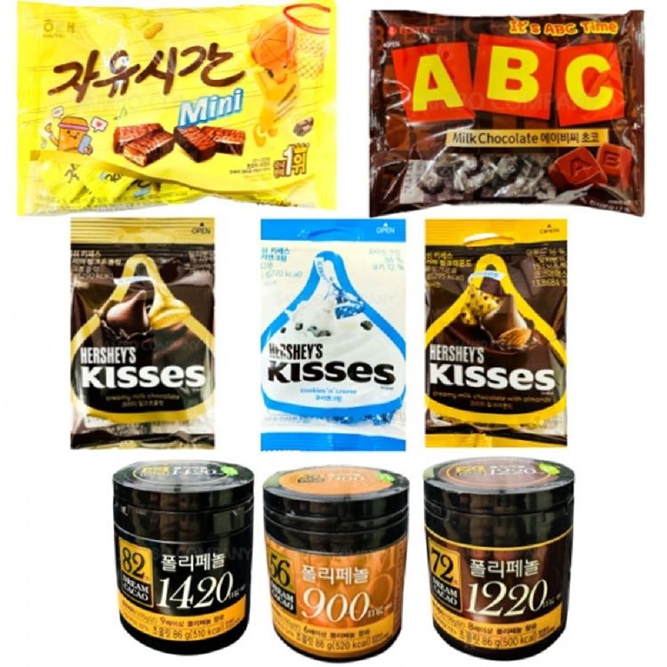 초코세트 자유시간미니키세스3종abc드림카카오3종 홈플러스 택배배송