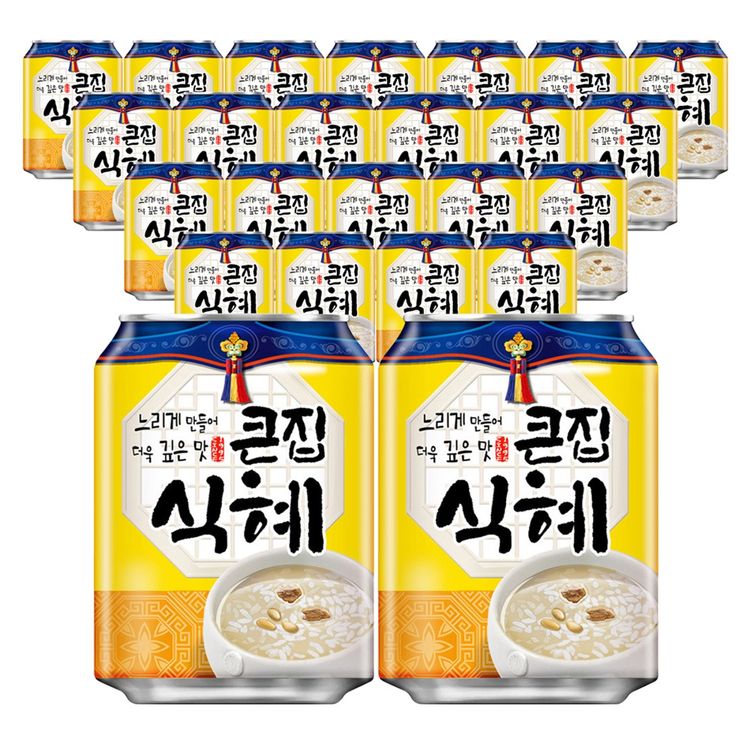 아침주스 드링크 해태 큰집 식혜 238ml 24입 홈플러스 택배배송
