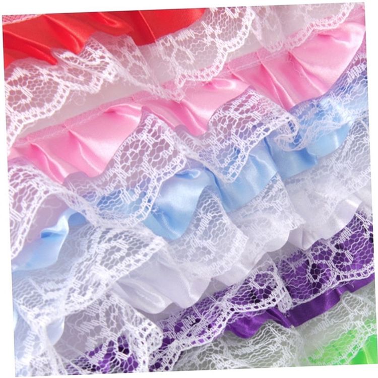 꾸미기재료 공단레이스 45cm 1m 연두 1set 공예비즈 꾸미기 미술 홈플러스 택배배송