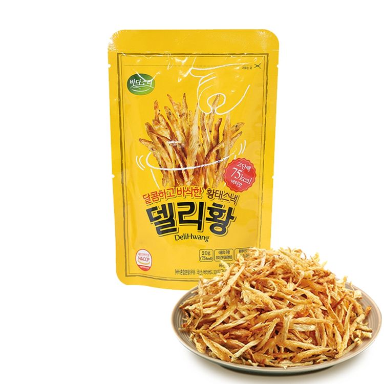 바다소리 달콤 황태스낵 델리황 버터맛 20gx3봉 홈플러스 택배배송