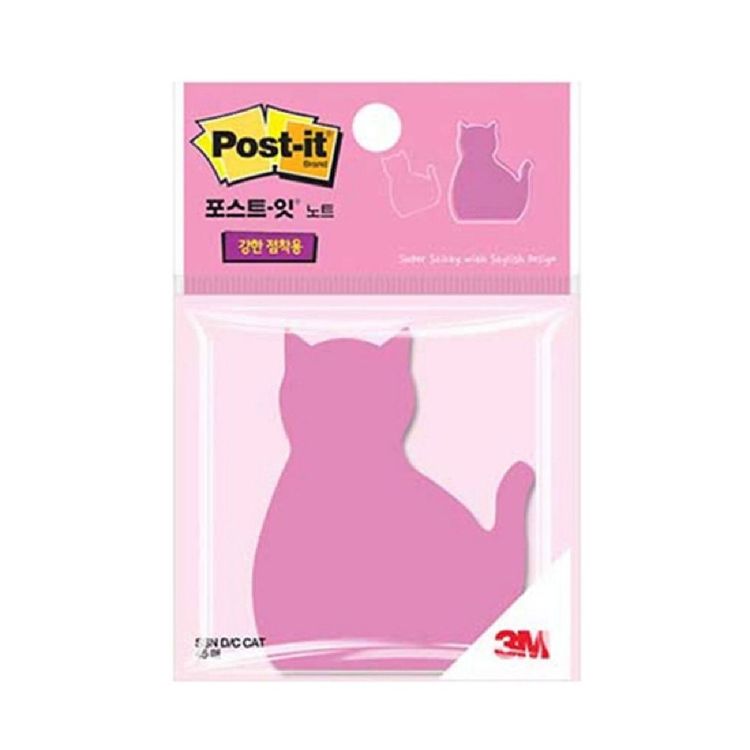 3m 포스트잇 노트 강한점착용 Ssn Dc Cat 고양이 4 홈플러스 택배배송