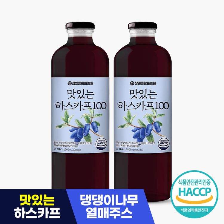 참앤들황토농원 맛있는 하스카프100 1l 2병에어캡포장 홈플러스 택배배송