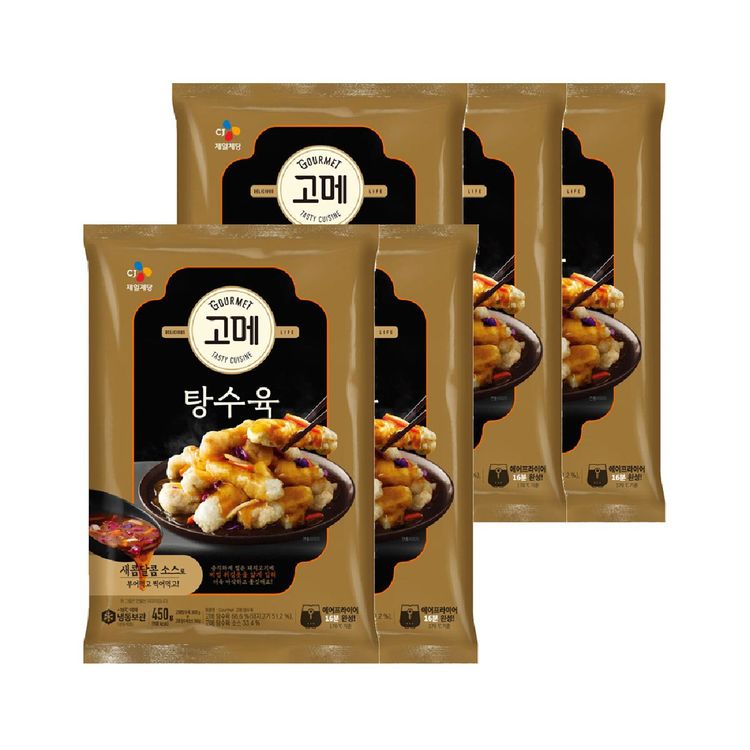 고메 바삭쫄깃한 탕수육 450g X5개 홈플러스 택배배송