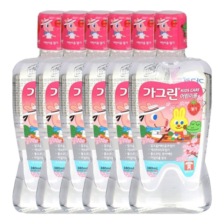 동아제약 어린이 가그린 딸기맛 380ml X 6개 홈플러스 택배배송