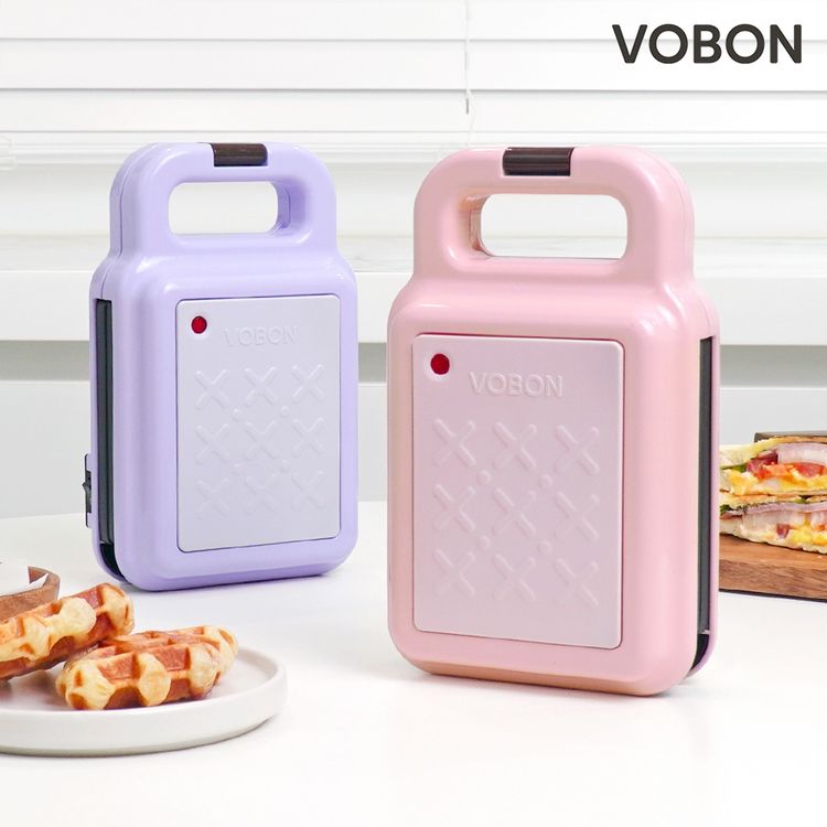 Vobon 보본 샌드위치메이커 와플메이커 와플기계 와플팬 샌드위치만들기 Vb Sm03 홈플러스 택배배송